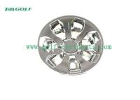 China White 8 Inch Golf Cart Wheel Covers Hub Cap 31 X 25.9 X 25.1 Cm For Ezgo for sale