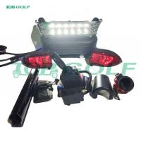 China Adjustable 12V Ez Go Golf Cart Street Legal Kits Headlight And Taillight Kits for sale