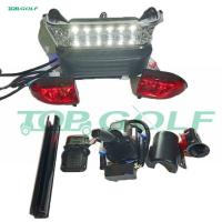 China Adjustable 12V Ez Go Golf Cart Street Legal Kits Headlight And Taillight Kits for sale