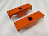 China Doosan DX215 DX225 Boom Cylinder Oil Pipe Clamp Excavator Accessories CE Certified Custom Sizes for sale