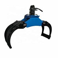 China OEM Excavator Hydraulic Rotating Wood Grapple Timber Grab Log Grab for sale
