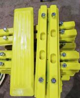 China Durable Moving Type Crawler Chain Rubber Track Pad Excavator Undercarriage Parts for sale