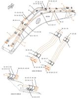 China CAT349 Excavator Cylinder Oil Pipe 51.5MPa High Pressure Seamless Steel Tube for sale