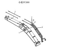 China PC360 PC200 Excavator Hydraulic Oil Cylinder Steel Pipe 51.5MPa Tested for sale