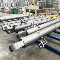 China Standard Excavator Hydraulic Boom Cylinder Single Acting Stainless Steel Lift 600 MPa for sale