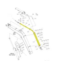China Steel Hydraulic Oil Cylinder Tube for PC56 PC55MR-2 Excavator 51.5MPa for sale