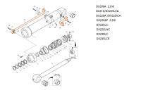China Doosan DX200A Cylinder Oil Pipe 420210-02345 High Pressure Seamless Steel Tube 51.5MPa for sale