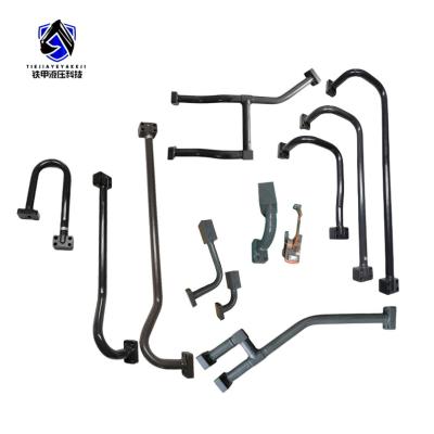 China EC480 EC460 Excavator Cylinder Oil Pipe 51.5MPa High Pressure Seamless Steel Tube for sale