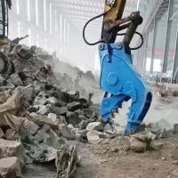 China Hydraulic Concrete Crusher Demolition Pulverizer for 3-36 Ton Excavator Attachments 25-50 Mpa for sale