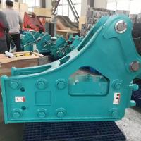 China 8 Ton Box Crushing Hydraulic Excavator Hammer for Komatsu 330 JCB Backhoe 1346kg 738mm Opening for sale