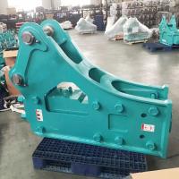 China 8 Ton Box Crushing Hydraulic Excavator Hammer for Komatsu 330 JCB Backhoe 1346kg 738mm Opening for sale
