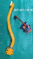 China Hyundai R305 Excavator Iron Pipe Distributor Bucket Oil Inlet Pipe 51.5MPa for sale