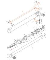 China DX190-3B DX200-3B Excavator Pipelines Construction Works Hydraulic Distributor Pipe for sale