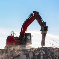 China Hydraulic Rock Breaker Attachment for 3-36 Ton Excavator Heavy Duty Crushing Pliers for sale