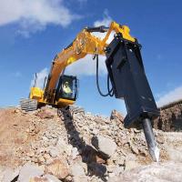 China Hydraulic Rock Breaker for Excavator 3-36 Ton Steel Parts Skid Steer Loader Custom Logo for sale