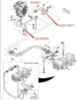China DH300LC-7 Hydraulic System Distributor Middle Arm Pipe for Excavator Iron Pipe Suitable for sale