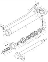China DX200A Hydraulic Excavator Middle Arm Pipe For Excavators In Energy Mining for sale