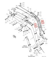 China PC60 Excavator Hydraulic Bucket Pipe 51.5MPa Seamless Steel Pipeline for Machinery Repair for sale