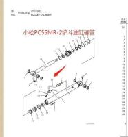 China PC56 PC55MR-2 Excavator Iron Pipe for Hydraulic System Distributor and Bucket Pipe for sale