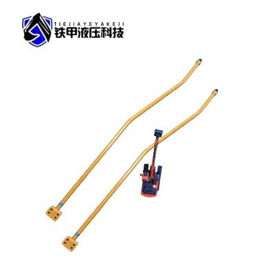 China PC120 PC130 Hydraulic System Distributor Middle Arm Pipe for Excavator Iron Pipe for sale