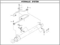 China Excavator Hydraulic Cylinder Boom Pipe 222-0126 247-0069 for CAT 320C 51.5MPa for sale