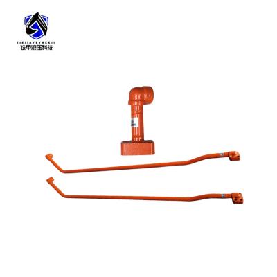 China Steel Excavator Hydraulic Cylinder Pipe 0309312 1102305 51.5MPa Tested for sale