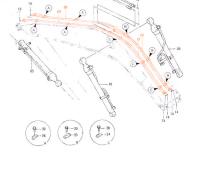 China Hitachi ZAX120 Excavator Hydraulic Cylinder Pipe for Distribution Valve 51.5MPa for sale