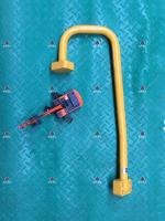 China Steel Excavator Hydraulic Cylinder Pipe for Boom Pipe SHANTUI SE210 SE215 51.5MPa for sale