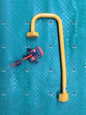 China Steel Excavator Hydraulic Cylinder Pipe for Boom Pipe SHANTUI SE210 SE215 51.5MPa for sale