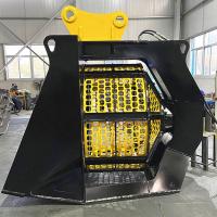 China Tiejia Rotating Screen Bucket 1.2m3 Excavator Sieve Bucket for 4-10 Ton Backhoe for sale