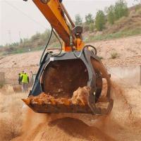 China Tiejia Rotating Screen Bucket 1.2m3 Excavator Sieve Bucket for 4-10 Ton Backhoe for sale