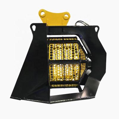 China Hydraulic Excavator Screen Bucket 11-19 Ton Screening Bucket 4-60 Ton for sale