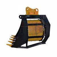China Rotary Screening Bucket 1557-2557mm for Komatsu PC200 PC250 PC300 PC400 Excavator for sale