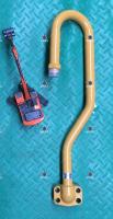 China HD820 Excavator Boom Pipe with Hydraulic Cylinder Steel Tube 51.5MPa for sale