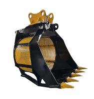 China Rotary Screening Bucket 1557-2557mm for Komatsu PC200 PC250 PC300 PC400 Excavator for sale