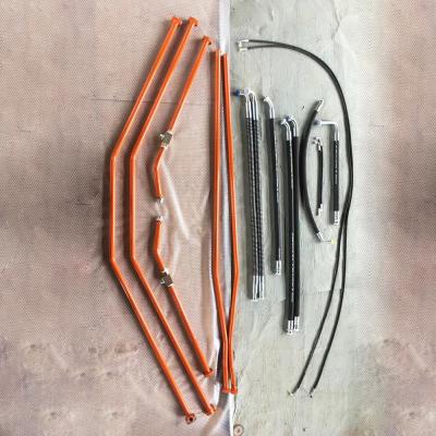 China Hydraulic Breaker Hammer Pipe Hose Piping Kit for ZX200-3 ZX20t-3 Excavator 1 Set for sale