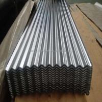 China 600 - 1250mm Galvanized Corrugated Roofing Sheet Regular Spangle DX51D DX52D for sale