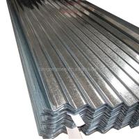 China Z60 22 Gauge Galvanized Corrugated Roofing Sheet 0.1-2.5mm DX51D DX52D for sale
