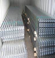 China Galvanized Corrugated Steel Sheet 0.13-0.8mm Thickness 600-1250mm Width High Corrosion Resistance for sale