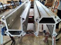 China Industrial Aluminium Feed Beam BMH2000 6063 T5 Extruded Profile for Blasting for sale