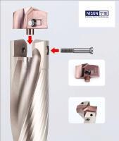 China Highly Accurate Carbide Modular Drilling Tools With Cutting Insert Custom Size for sale