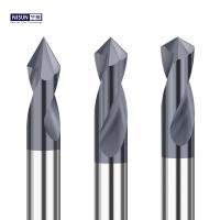 China TiAlN Coating NC Spot Drills High Precision Twist Drill With 90 120 142 Degree Chamfer for sale