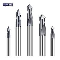 China TiAlN Coating NC Spot Drills High Precision Twist Drill With 90 120 142 Degree Chamfer for sale