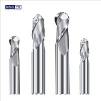 China Precision Solid Carbide Ball Nose End Mill Milling Cutter M2 HSS PM For Aluminum for sale