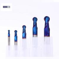 China High Precision Ball Nose End Mills Milling Tools For Machining Unalloyed Steels for sale