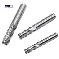 China Solid Carbide HSS HSCO PM End Mill Milling Cutter Two Flutes For Aluminum Steel for sale