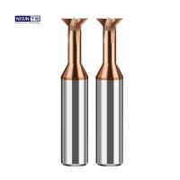 China 48 60 90 Degree Dovetail Milling Tools Carbide End Mill Cutter Groove Slot Custom Size for sale