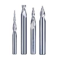 China Carbide M2 M35 M42 PM Conical Tapered End Mills Milling Cutter 2 Flutes Custom Length for sale