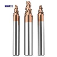 China Carbide M2 M35 M42 PM Conical Tapered End Mills Milling Cutter 2 Flutes Custom Length for sale