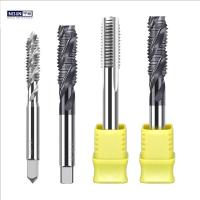 China M2 HSS M35 PM Spiral Cutting Taps Threading Tools UN BSP Metric 2 Flutes for sale